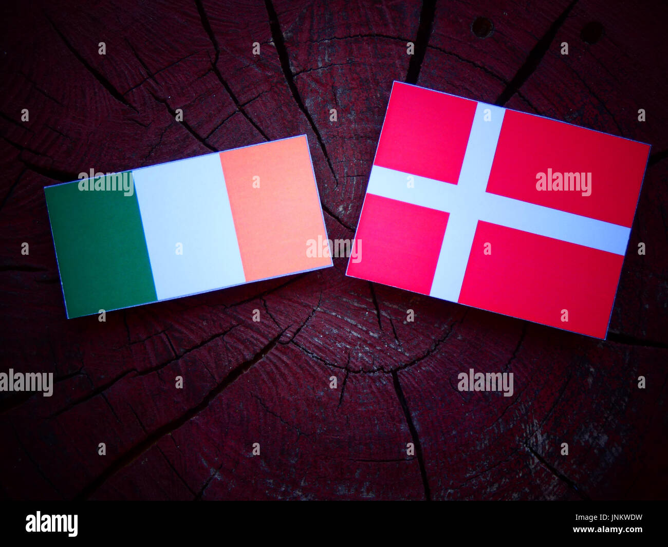 Ireland danish flag hi-res stock photography and images - Alamy