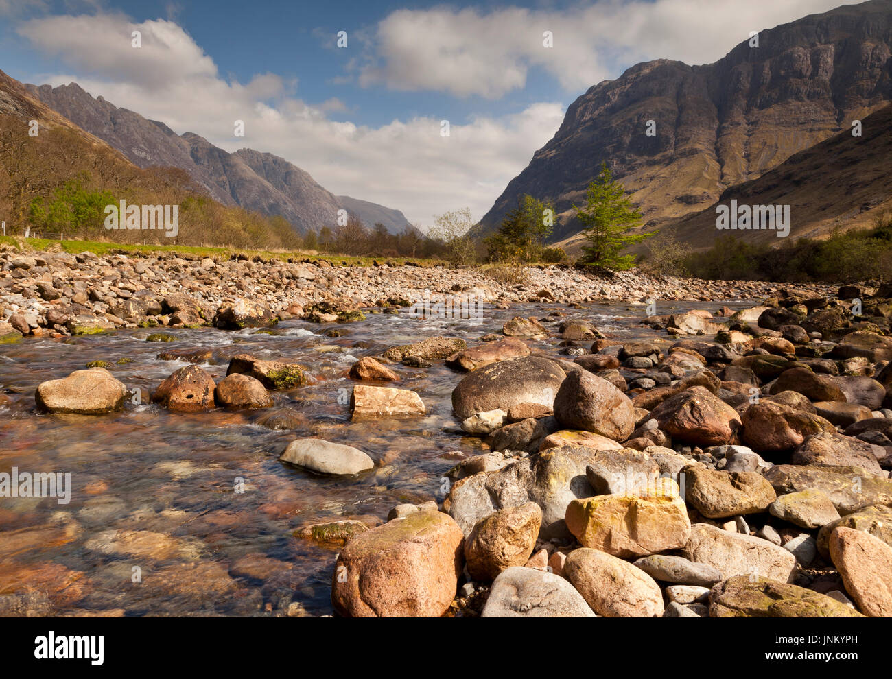 River Coe running through Glencoe, Scotland, UK Stock Photo - Alamy