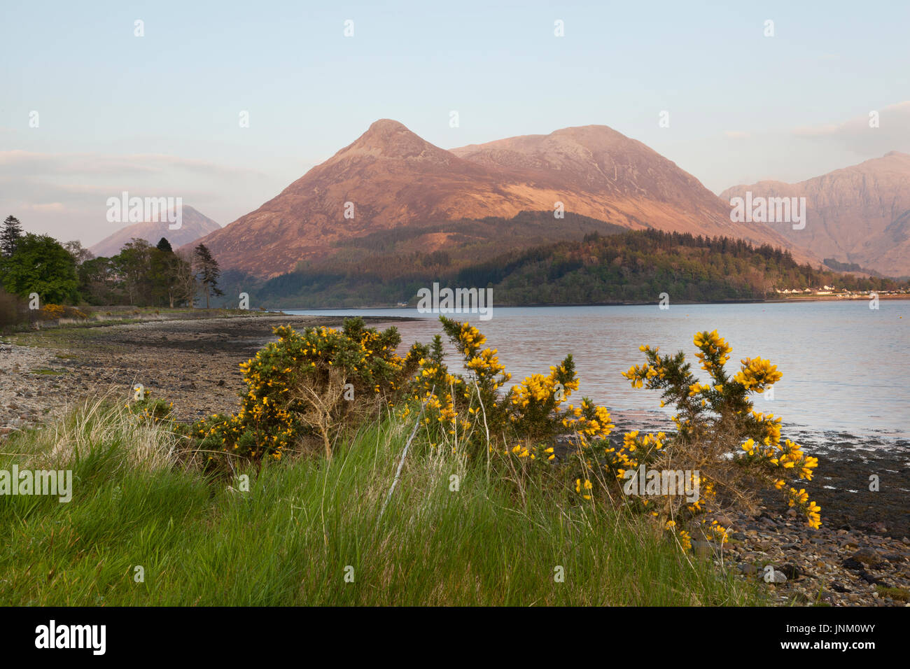 The Pap of Glencoe and Loch Leven, Glencoe, Scotland, UK Stock Photo ...