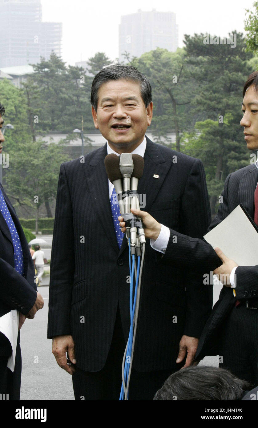 TOKYO, Japan - Saburo Kawabuchi, president of the Japan Football ...