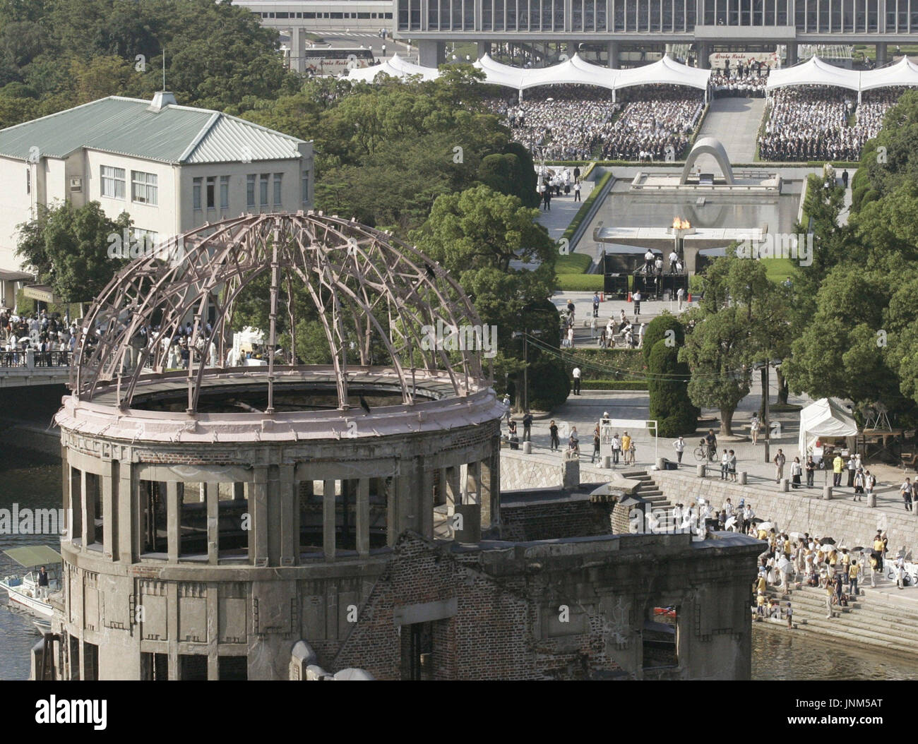 HIROSHIMA, Japan - Photo shows the Atomic Bomb Dome and the Hiroshima ...