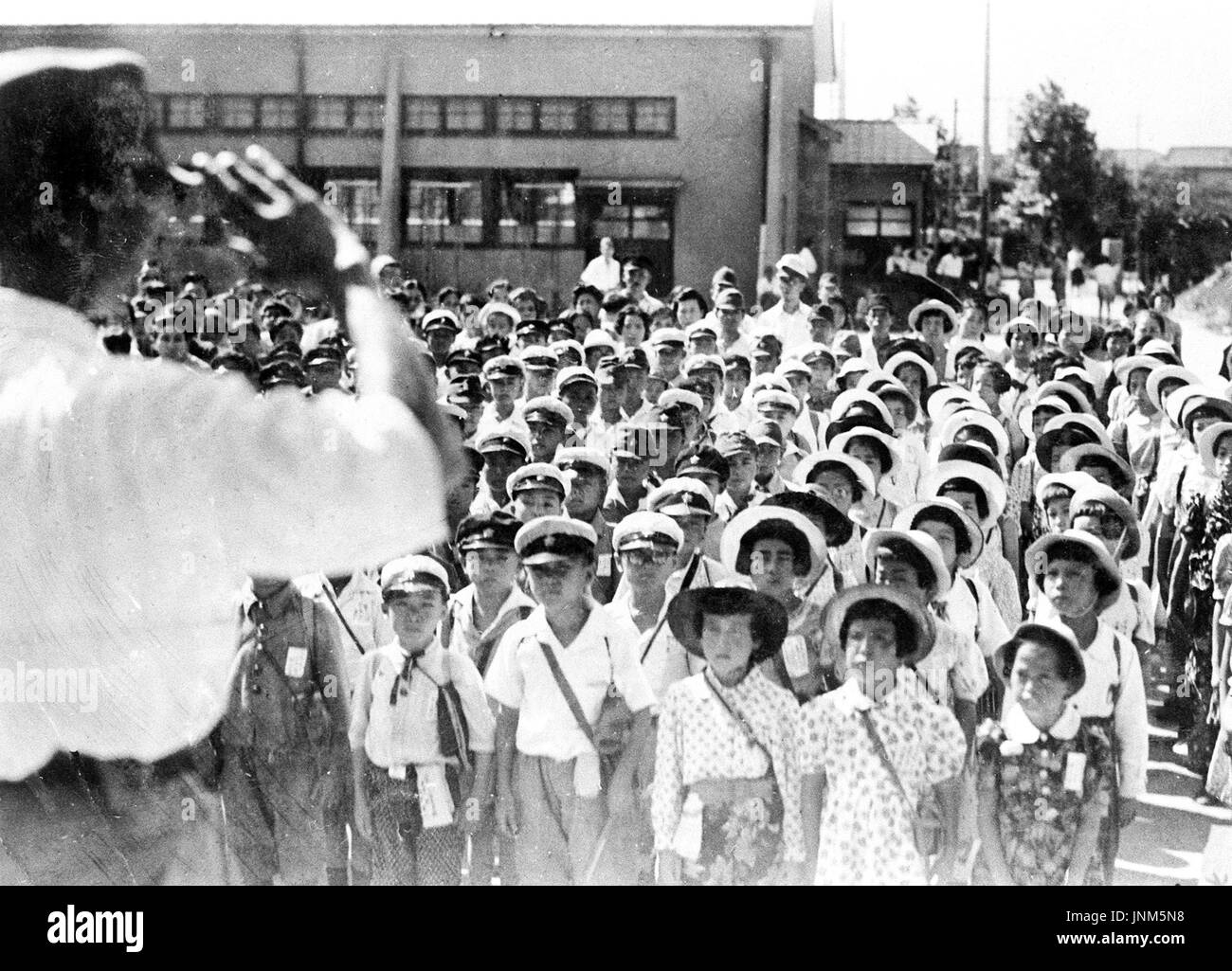 TOKYO, Japan - Schoolchildren at the Ryuko Kokumin Gakko (school) in ...