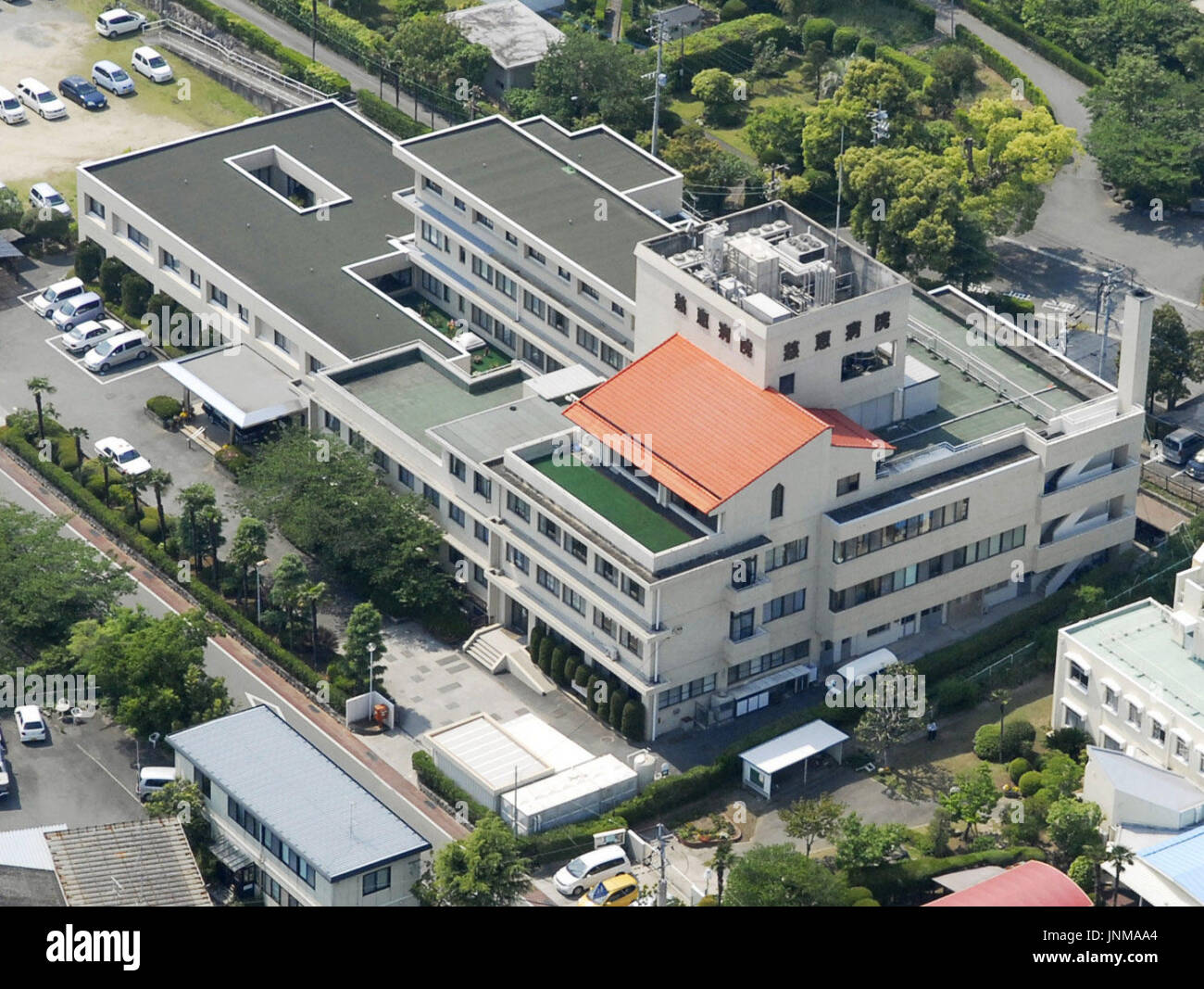 KUMAMOTO, Japan - Photo shows a general view of Jikei Hospital in ...