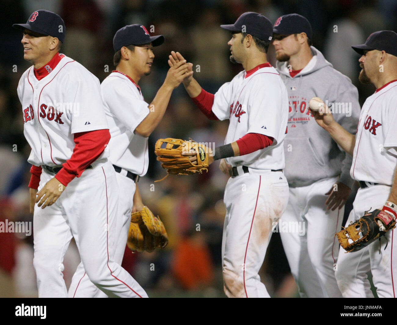 BOSTON, United States - Boston Red Sox pitcher Daisuke Matsuzaka of ...