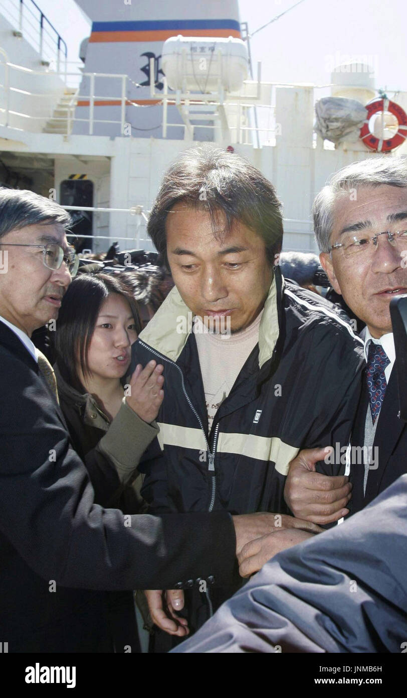 NEMURO, Japan - Takashi Kawabata, the skipper of the fishing boat ...