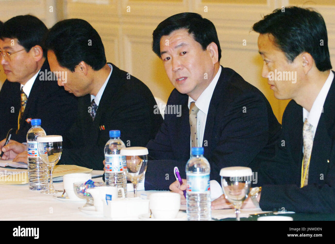 BEIJING, China - Kim Chol Ho (2nd from R), head of the North Korean ...
