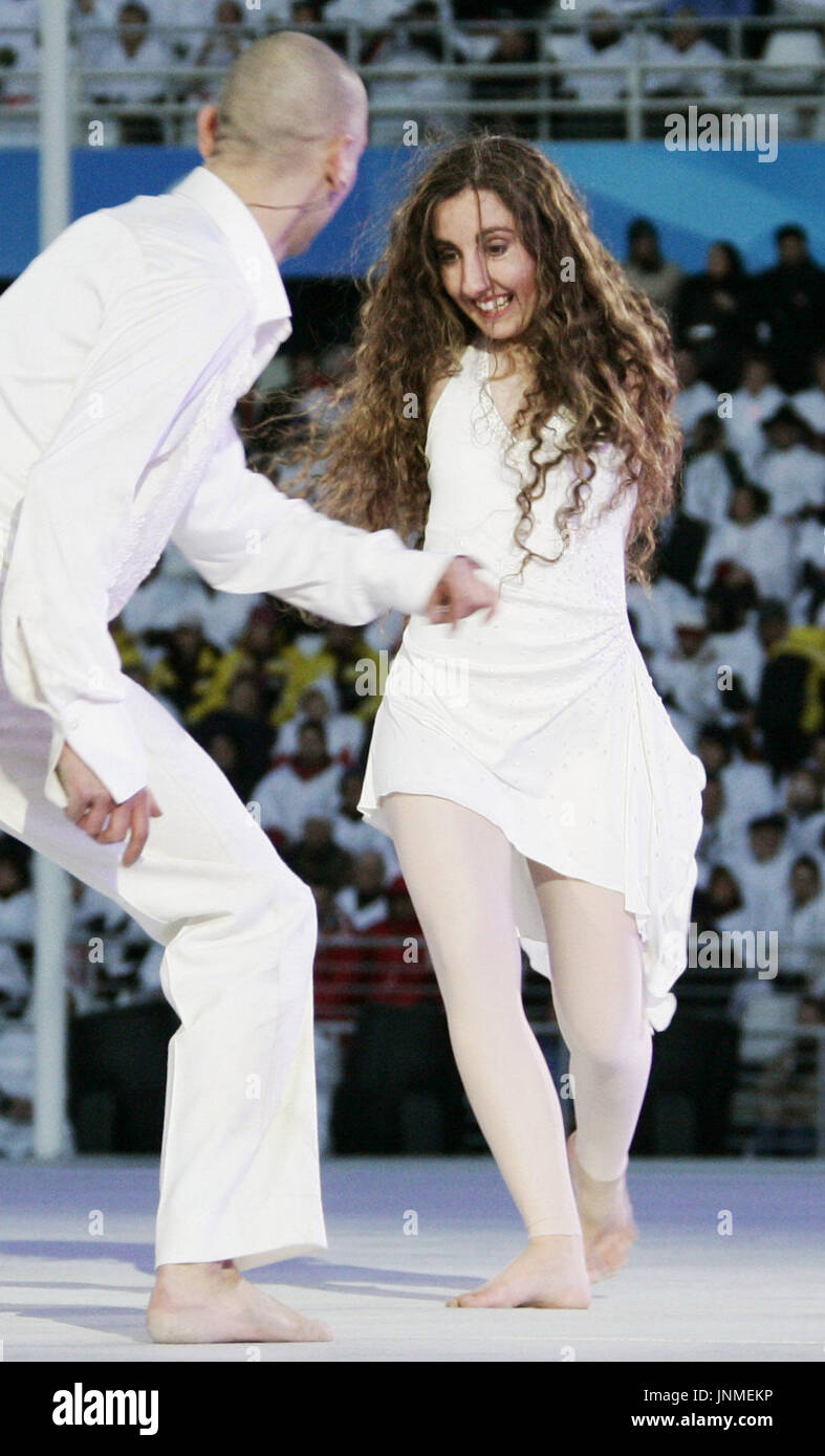 TURIN, Italy - Italian dancer Simona Atzori (R) and Luca Alberti ...