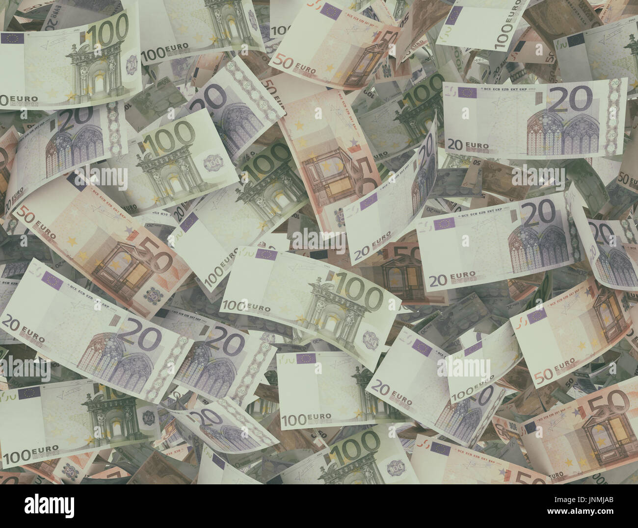 Different Euro banknotes Stock Photo - Alamy