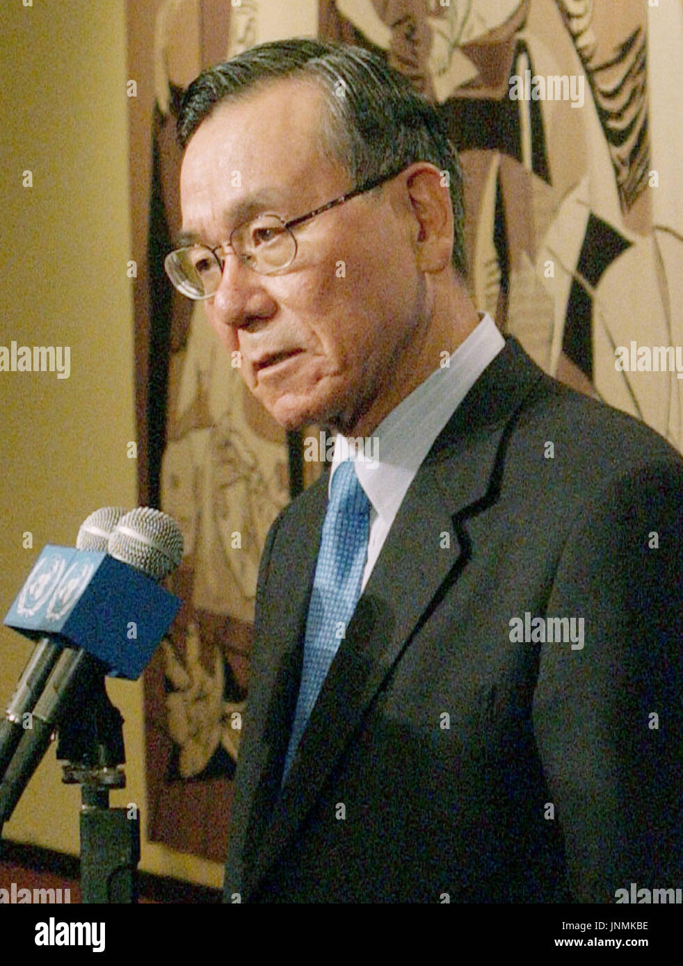NEW YORK, United States - Kenzo Oshima, Japanese ambassador to the ...