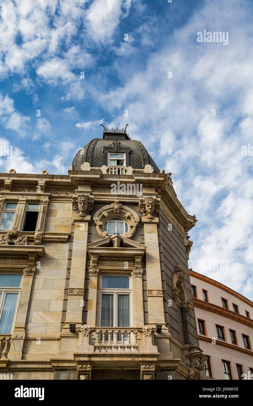 Classic stone government building in Cartegena Spain Stock Photo - Alamy