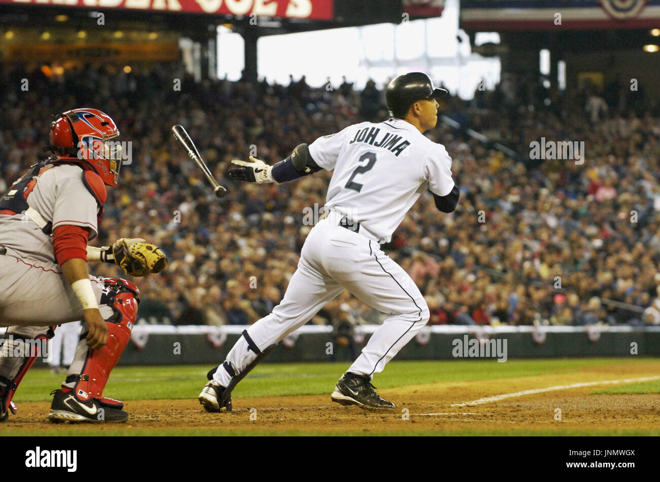 SEATTLE, United States - Seattle Mariners catcher Kenji Jojima homers ...