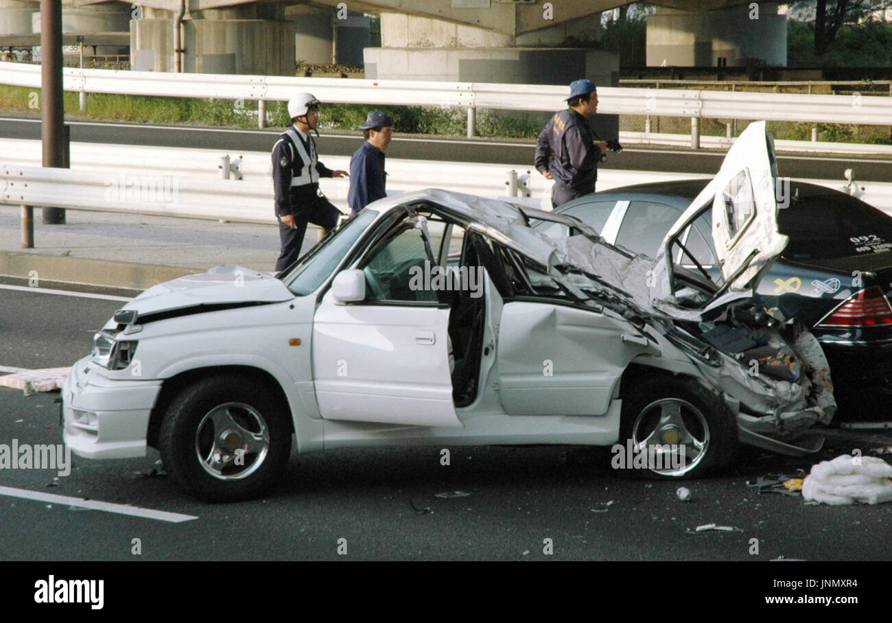 FUKUOKA, Japan - Four 18-year-old men were killed May 5 when their car ...