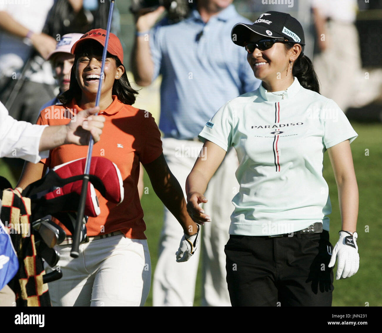 WEST PALM BEACH, United States - Tour rookie Ai Miyazato and Julieta ...
