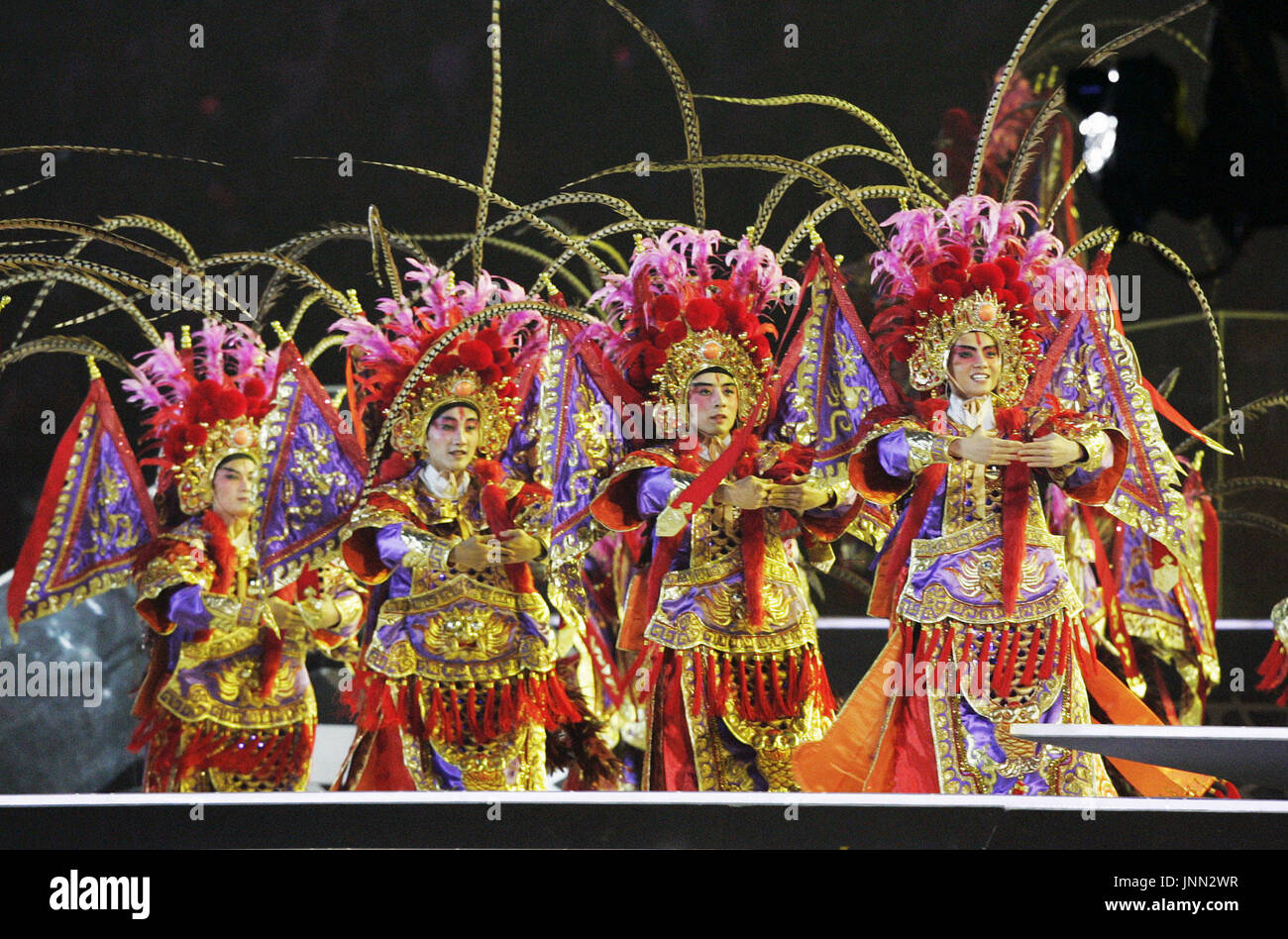 DOHA, Qatar - A classical Chinese opera is performed during the closing ...