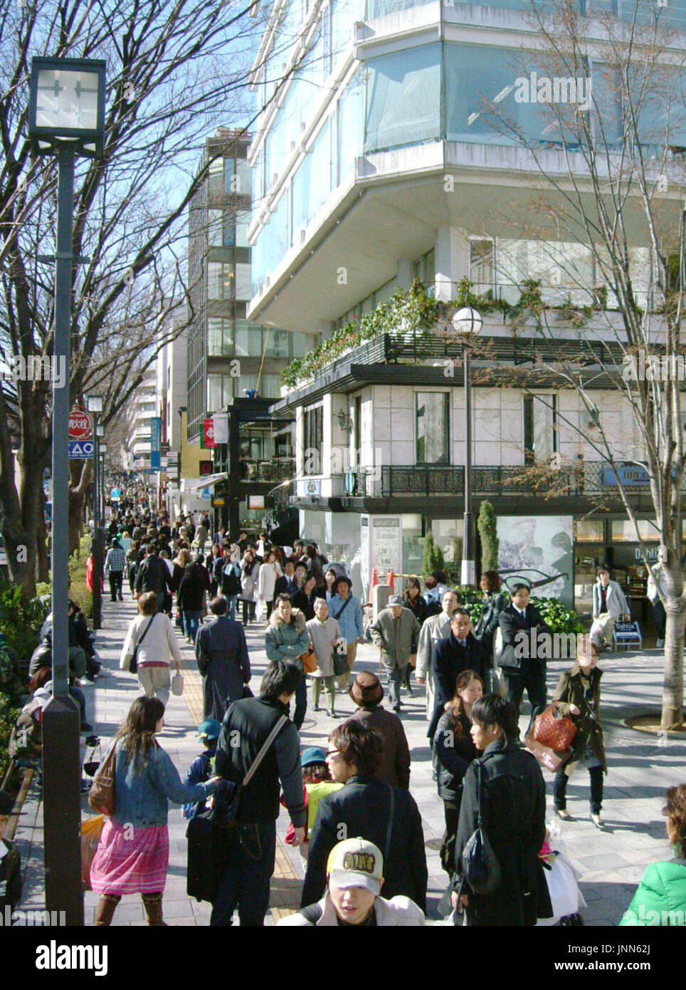 TOKYO, Japan - Photo shows the Omotesando avenue in Tokyo's posh ...