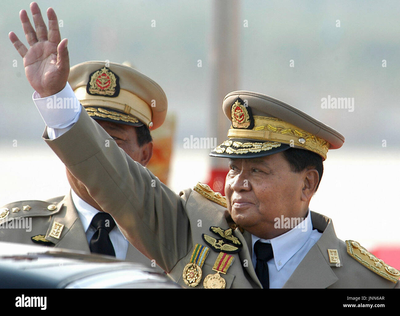 NAY-PTI-DAW, Myanmar - Sr. Gen. Than Shwe, supreme commander of Myanmar ...