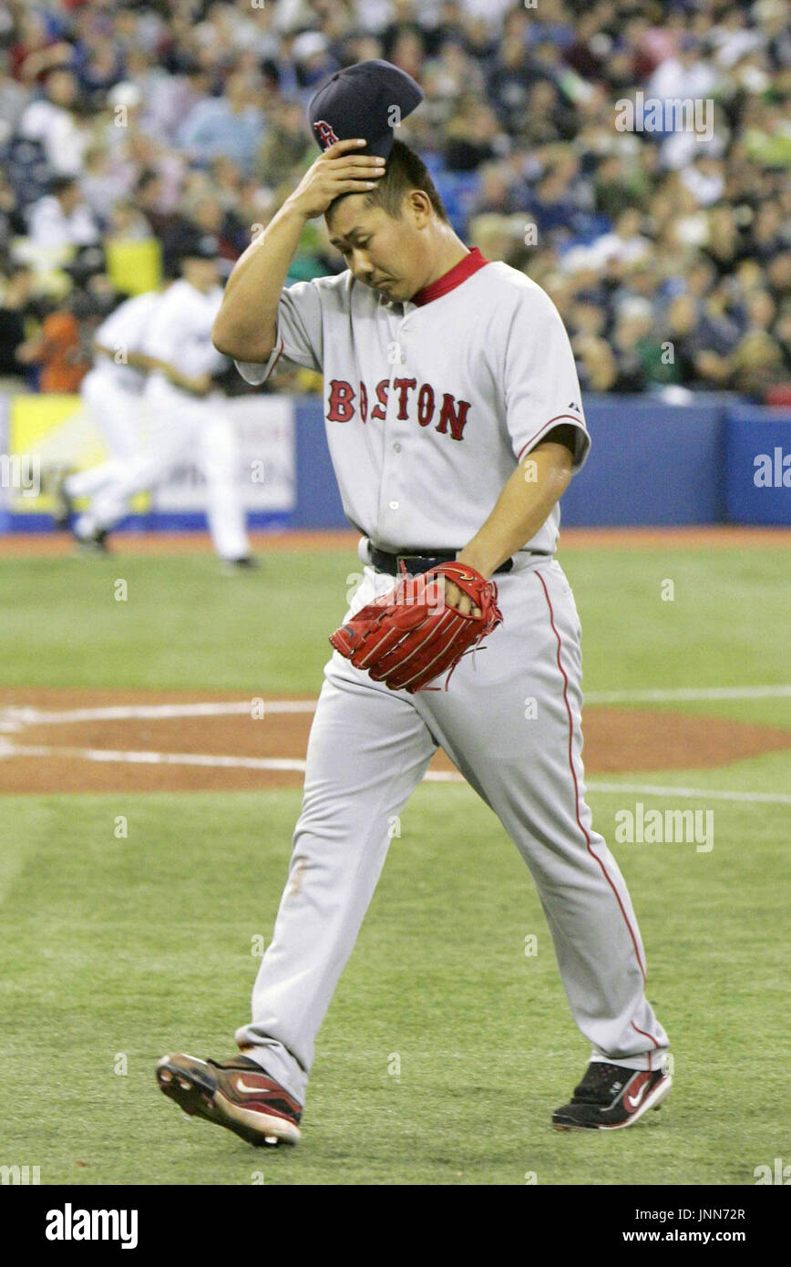 TORONTO, Canada - Boston Red Sox starting pitcher Daisuke Matsuzaka ...
