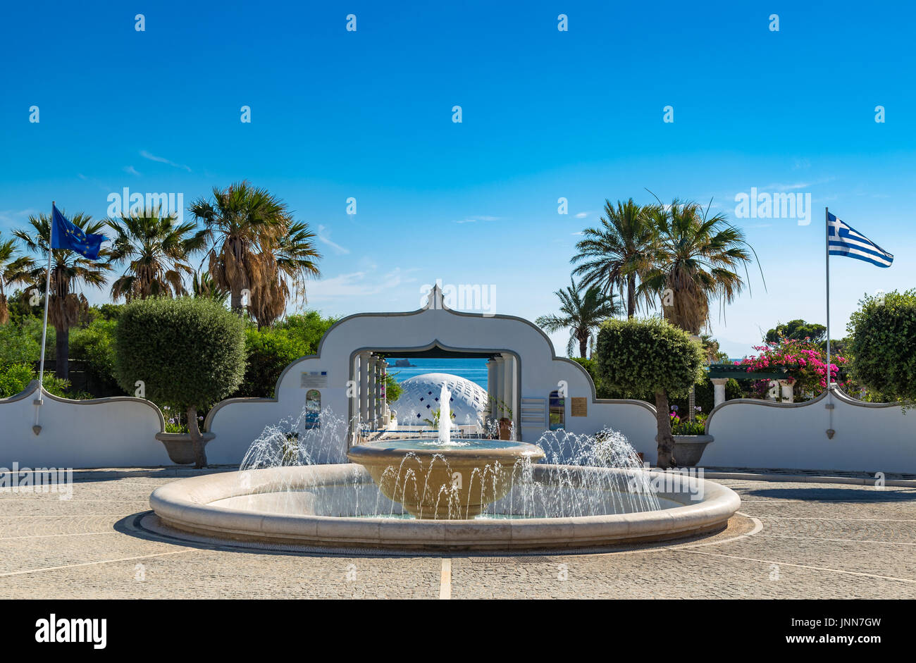 Kalithea springs, Island of Rhodes, Greece Stock Photo - Alamy