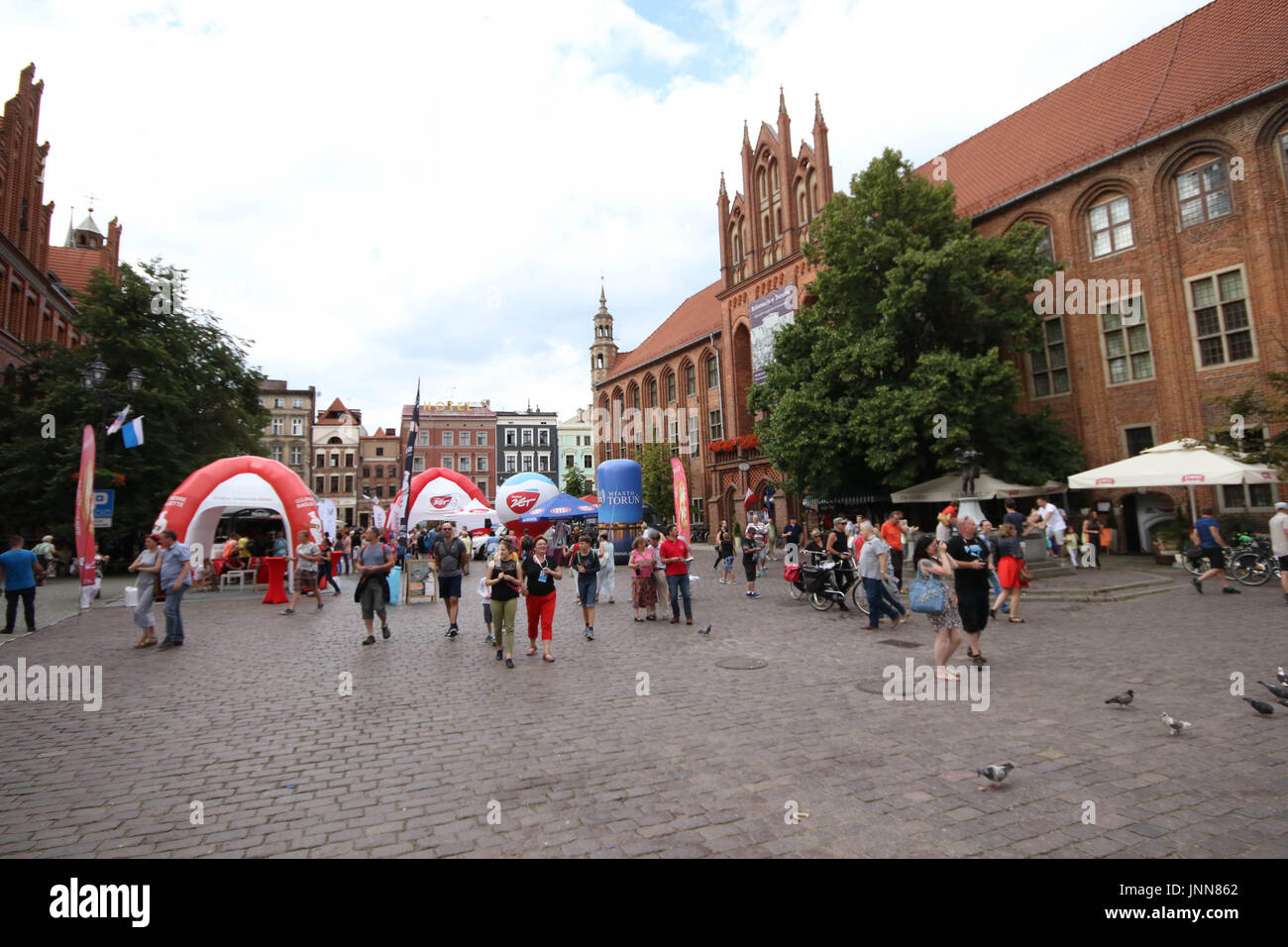 © Licensed to UK News in Pictures. Sunday 29th July 2017 Toran, Poland ...
