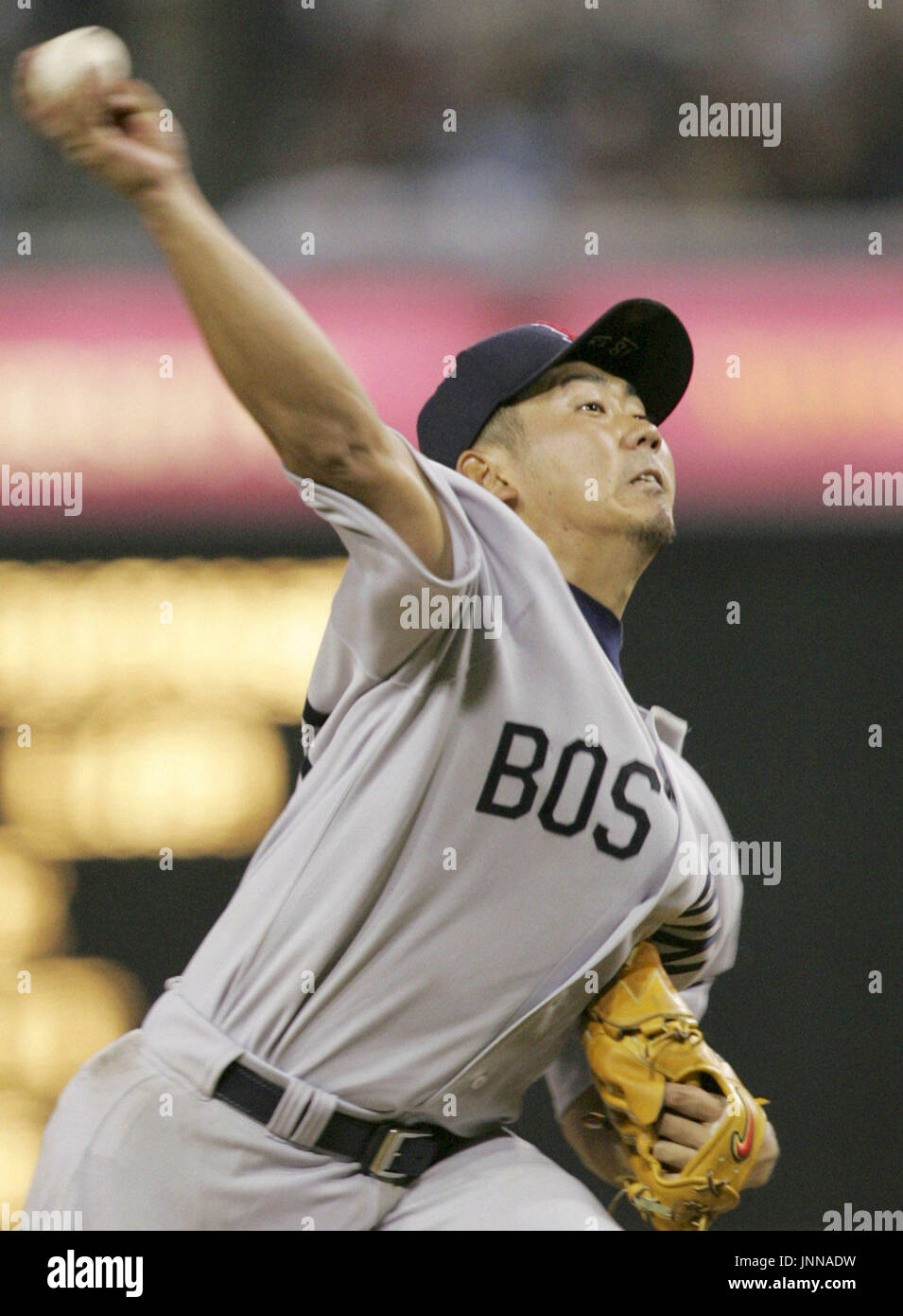 SAN DIEGO, California - Daisuke Matsuzaka in action against the San ...