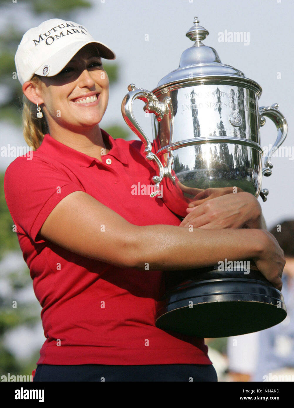 SOUTHERN PINES, United States - American Christie Kerr holds up her ...