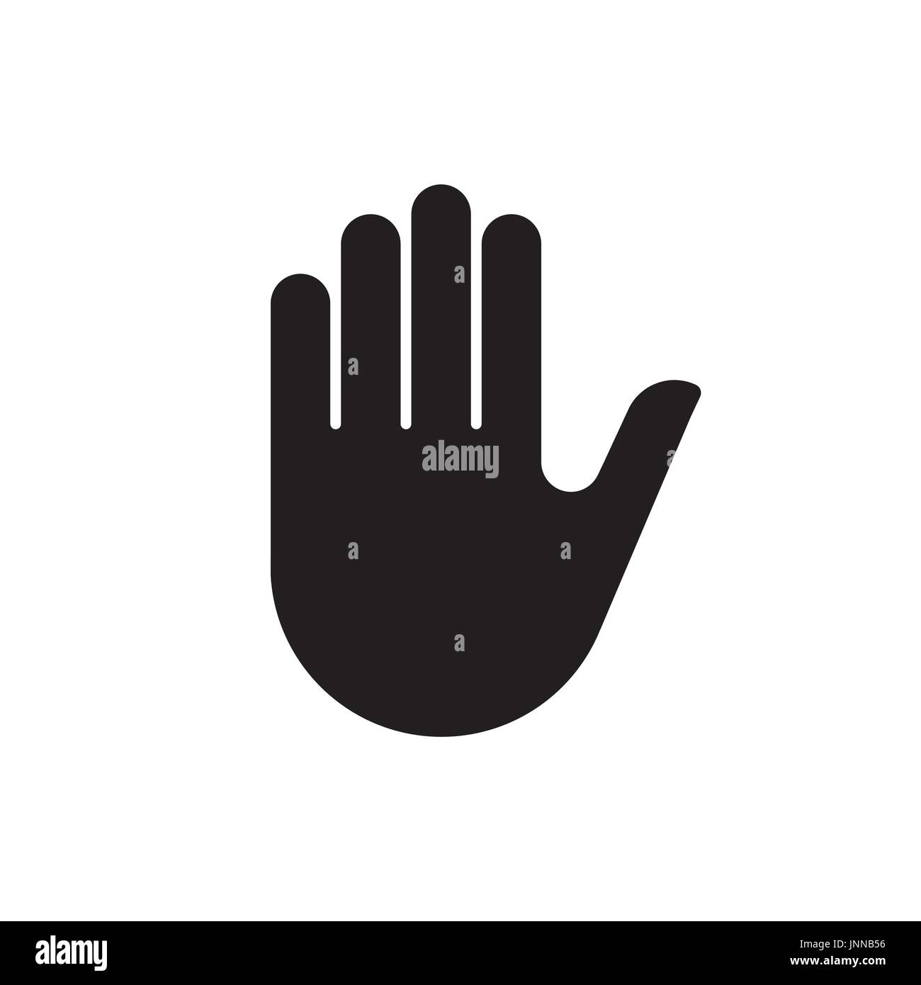 Human hand silhouette icon. Vector illustration Stock Vector Image ... Human hand silhouette icon. Vector illustration Stock Vector Image ...