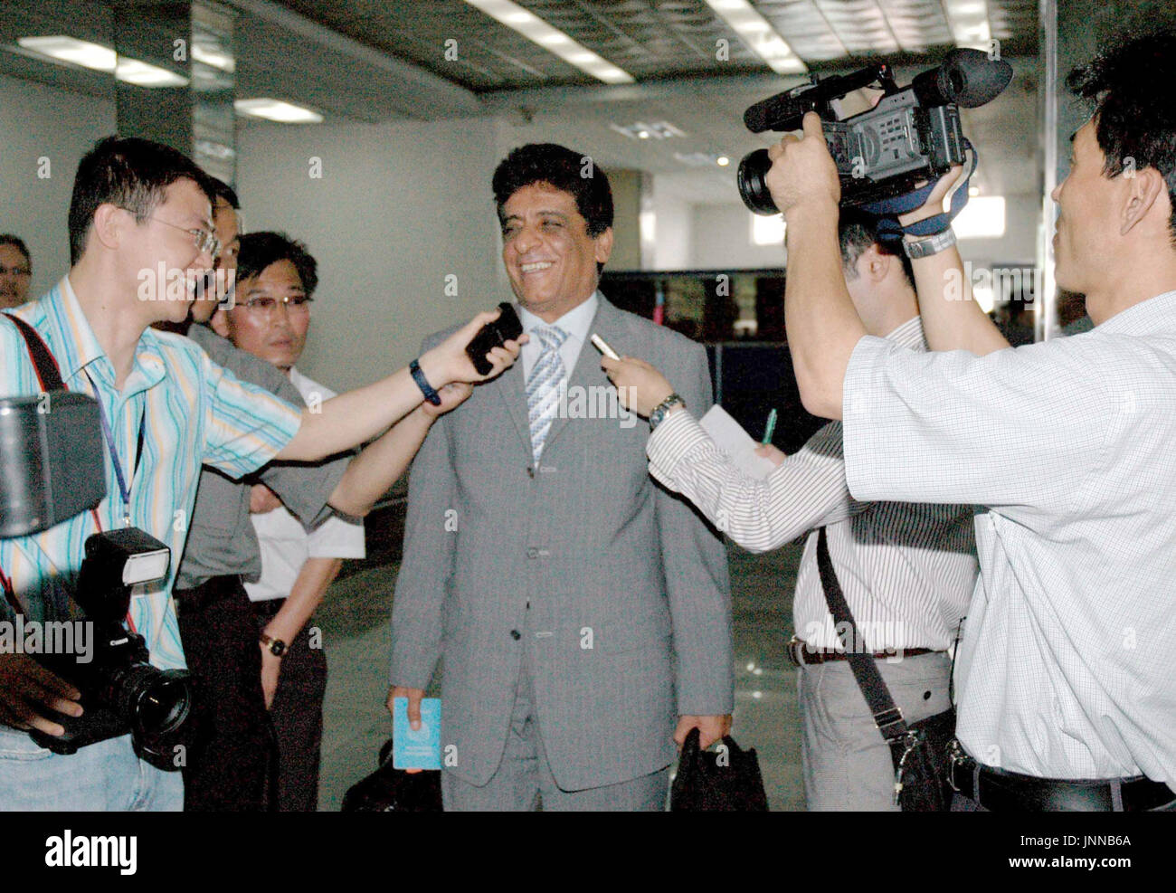 PYONGYANG, North Korea - Adel Tolba, head of a 10-member inspection ...