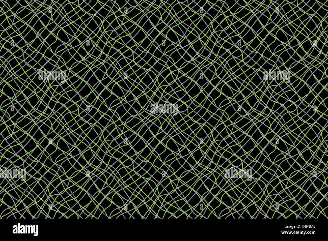 Abstract confusing lines dark seamless pattern. Vector illustration ...
