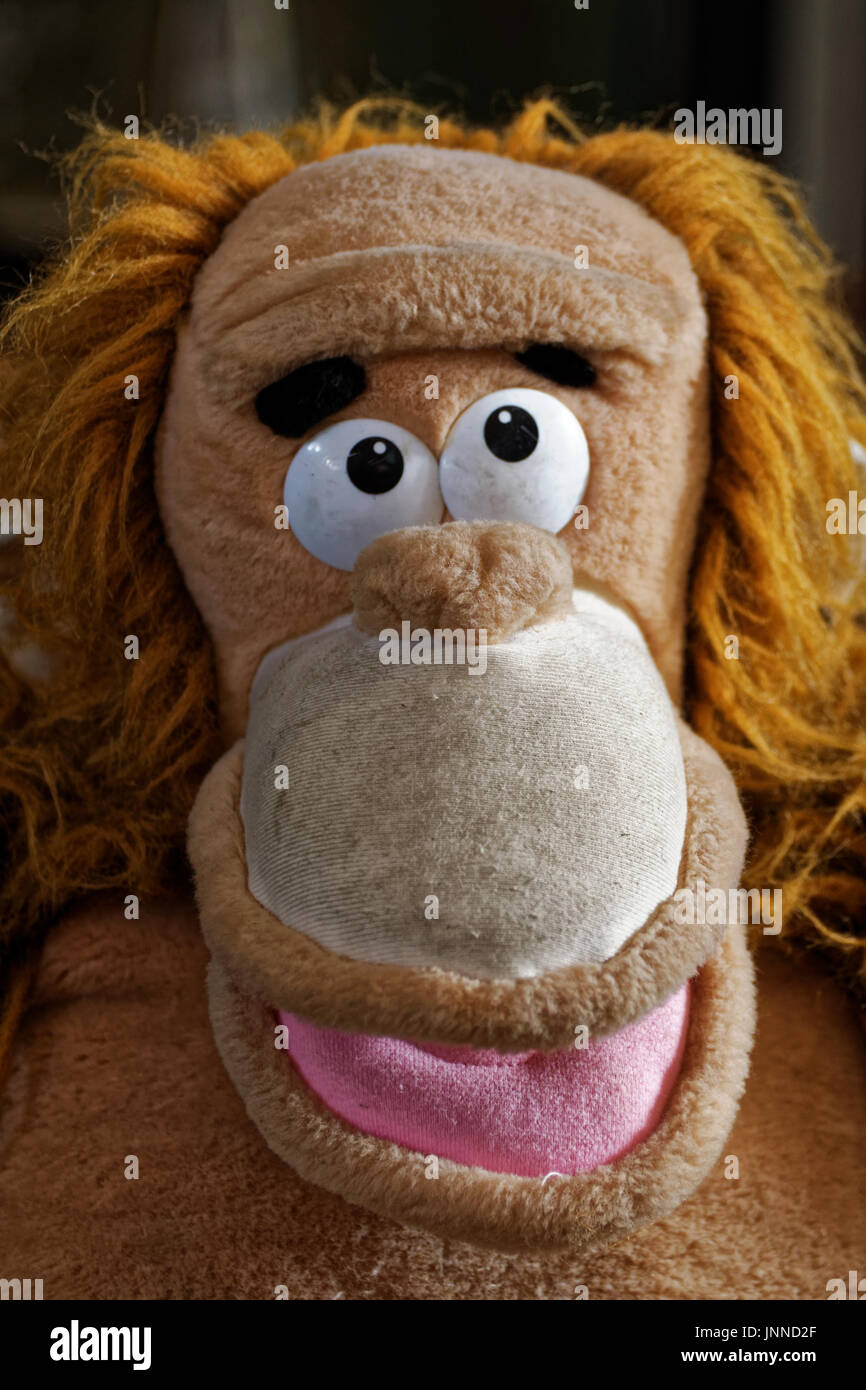 Old monkey toy hi-res stock photography and images - Alamy