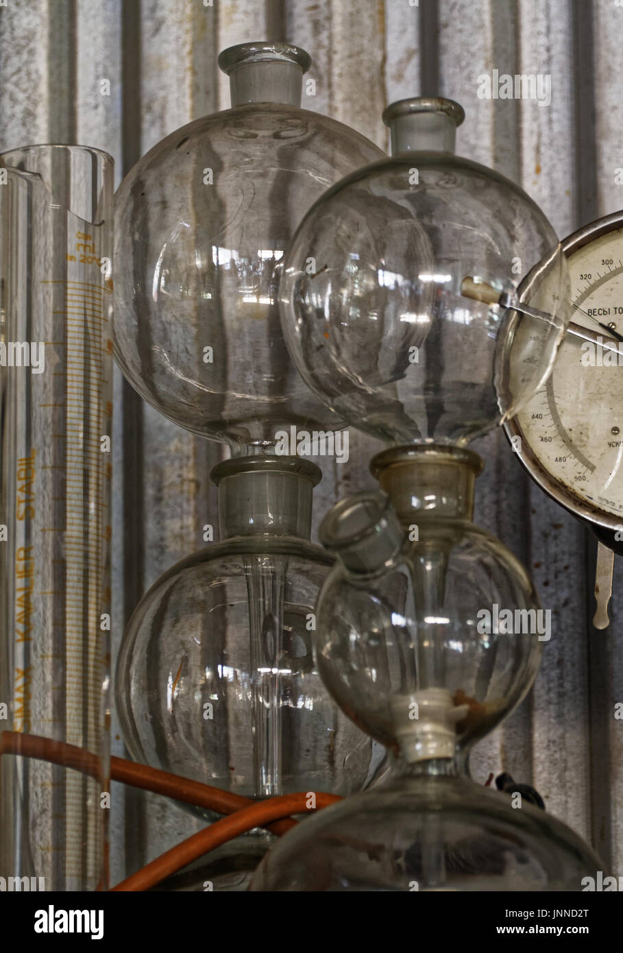 Antique glass bottles retro stylish hi-res stock photography and images ...