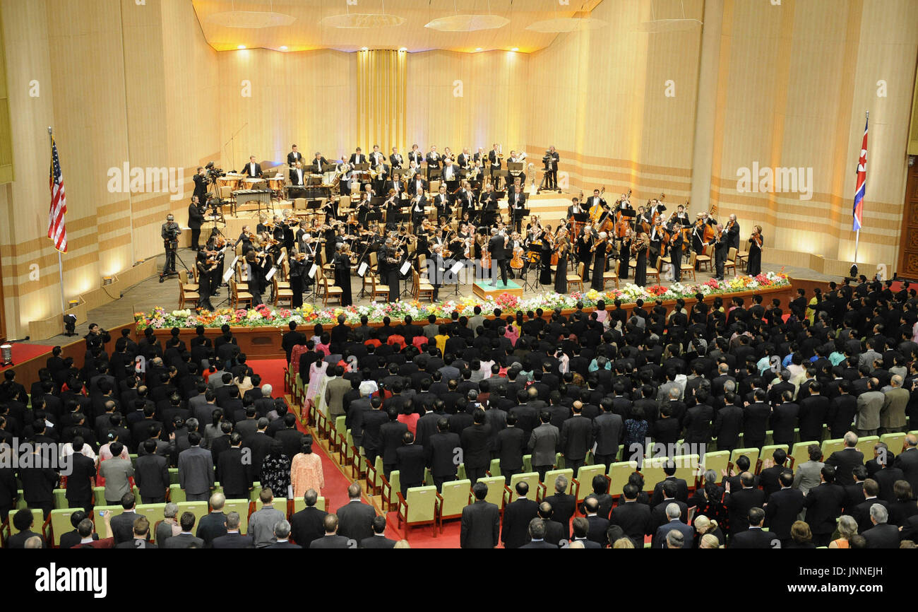 PYONGYANG, North Korea - The New York Philharmonic, the United States ...