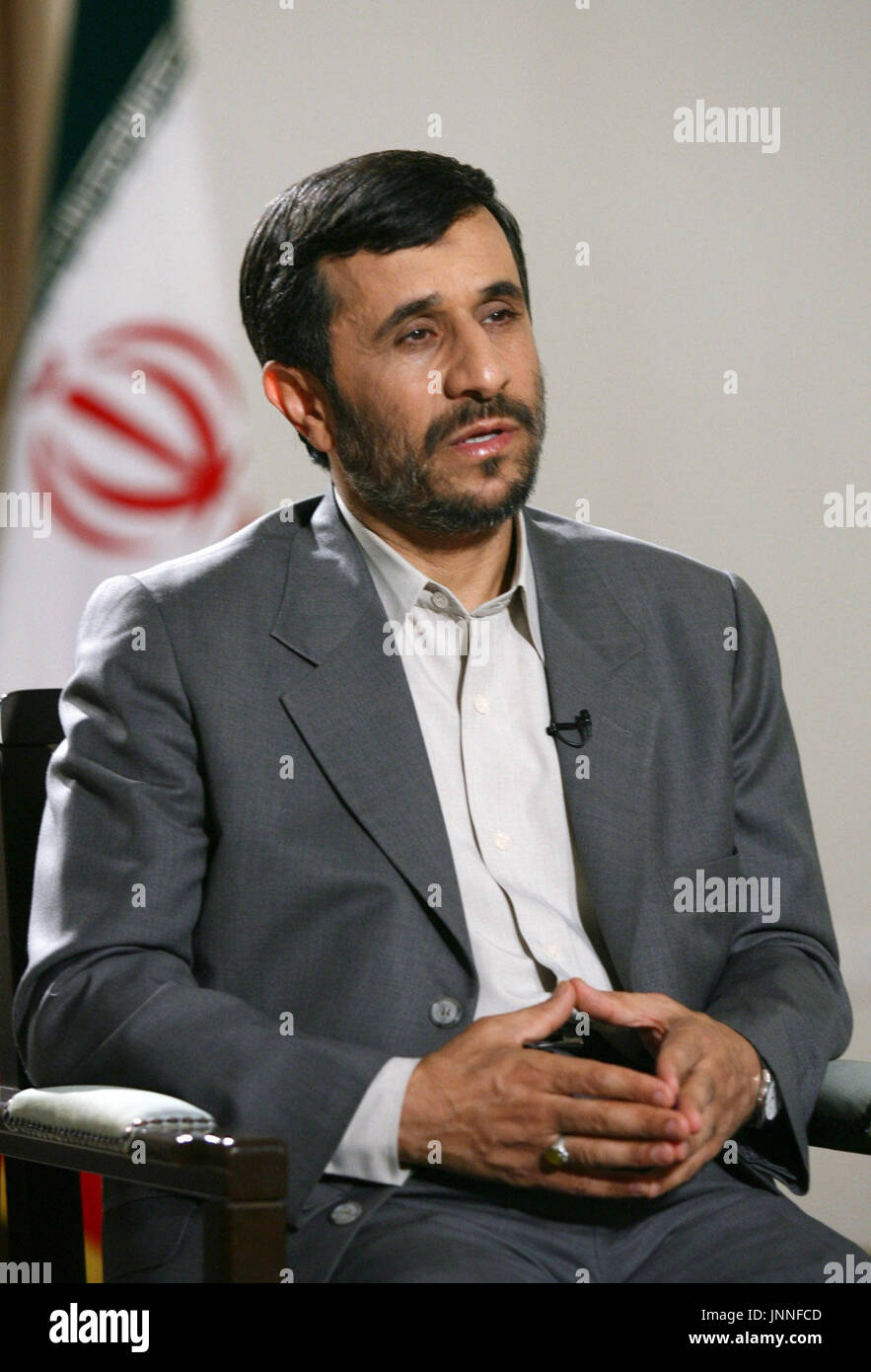 TEHRAN, Iran - Iranian President Mahmoud Ahmadinejad speaks in an ...