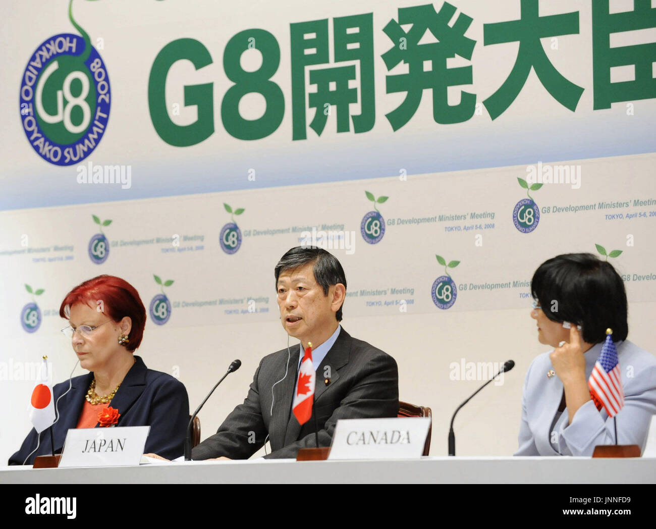 TOKYO, Japan - Government ministers of the Group of Eight nations ...