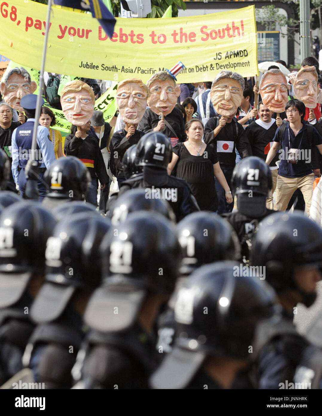 SAPPORO, Japan - Members of nongovernmental organizations and citizens ...