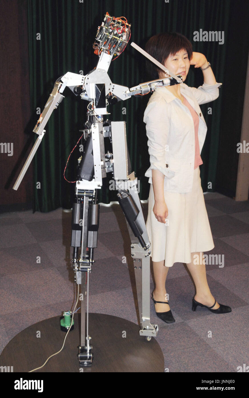 KOBE, Japan - A robot developed by the Robot Research Institute at the ...