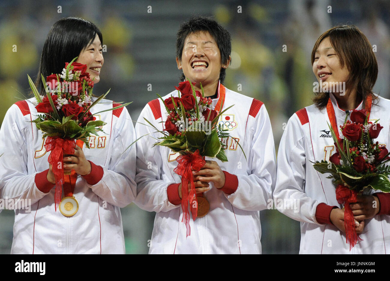 BEIJING, China - (From L to R) Hiroko Sakai, Yukiko Ueno, and Naho ...