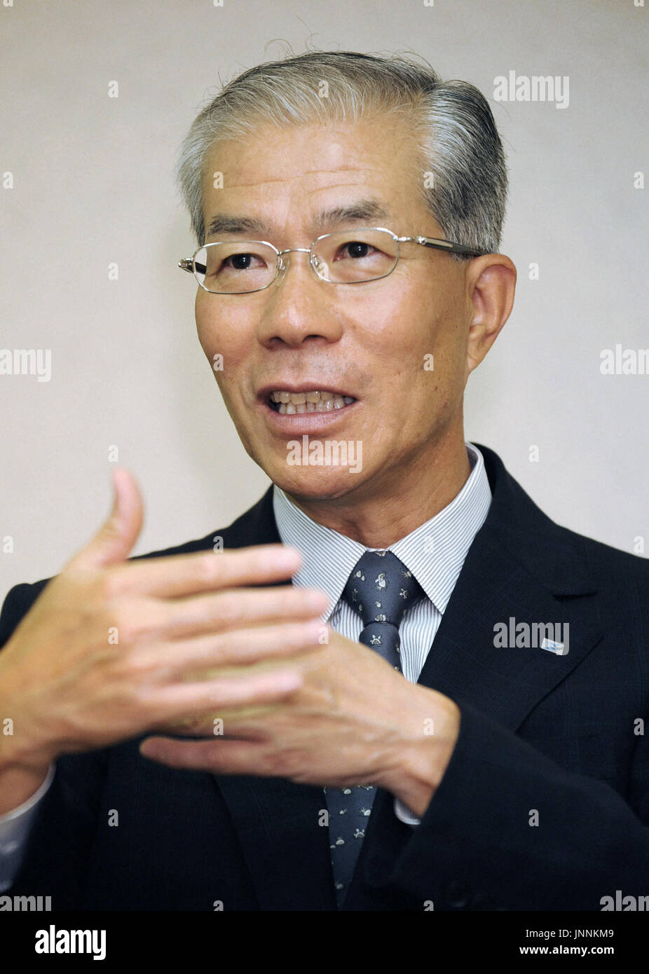 TOKYO, Japan - Yoshio Haga, president of Nippon Paper Group Inc ...