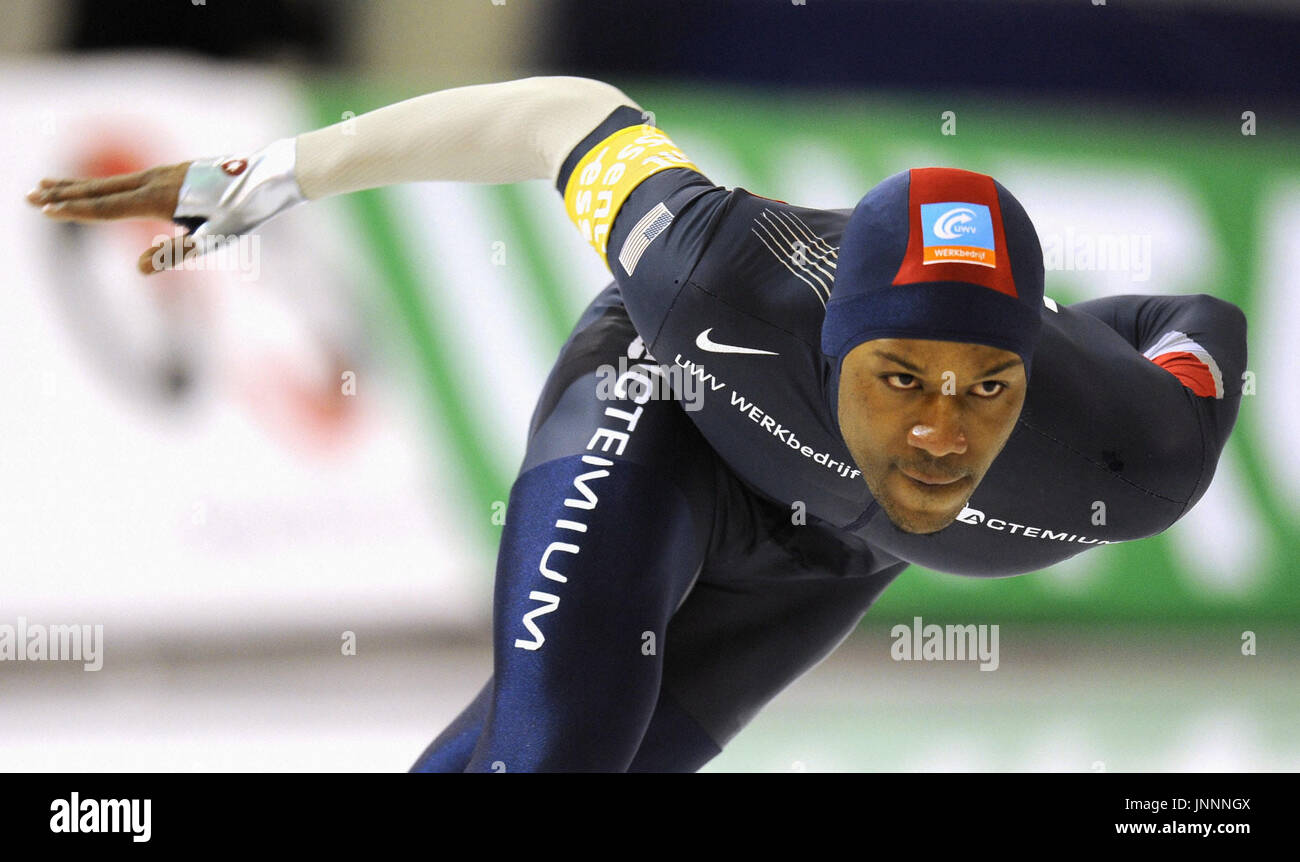 SALT LAKE CITY, United States - Shani Davis of the United States ...