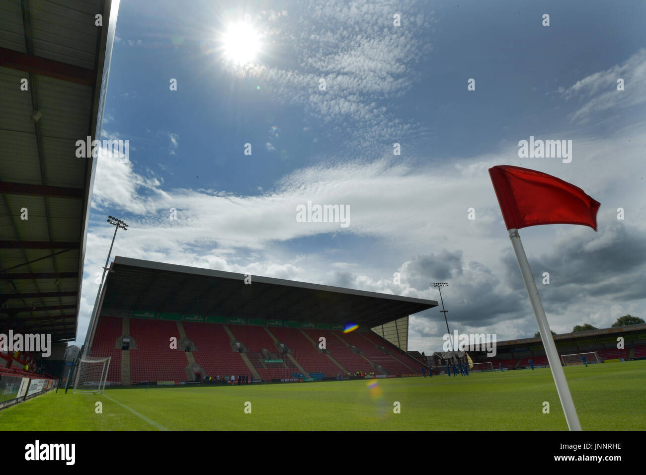 A general view of Gresty Road, Crewe Stock Photo - Alamy