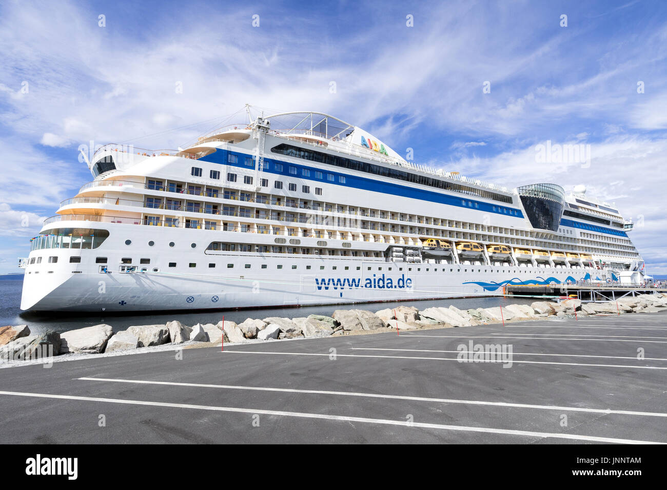 AIDAsol at Cruise Pier 68. AIDAsol is a Sphinx class cruise ship, built ...