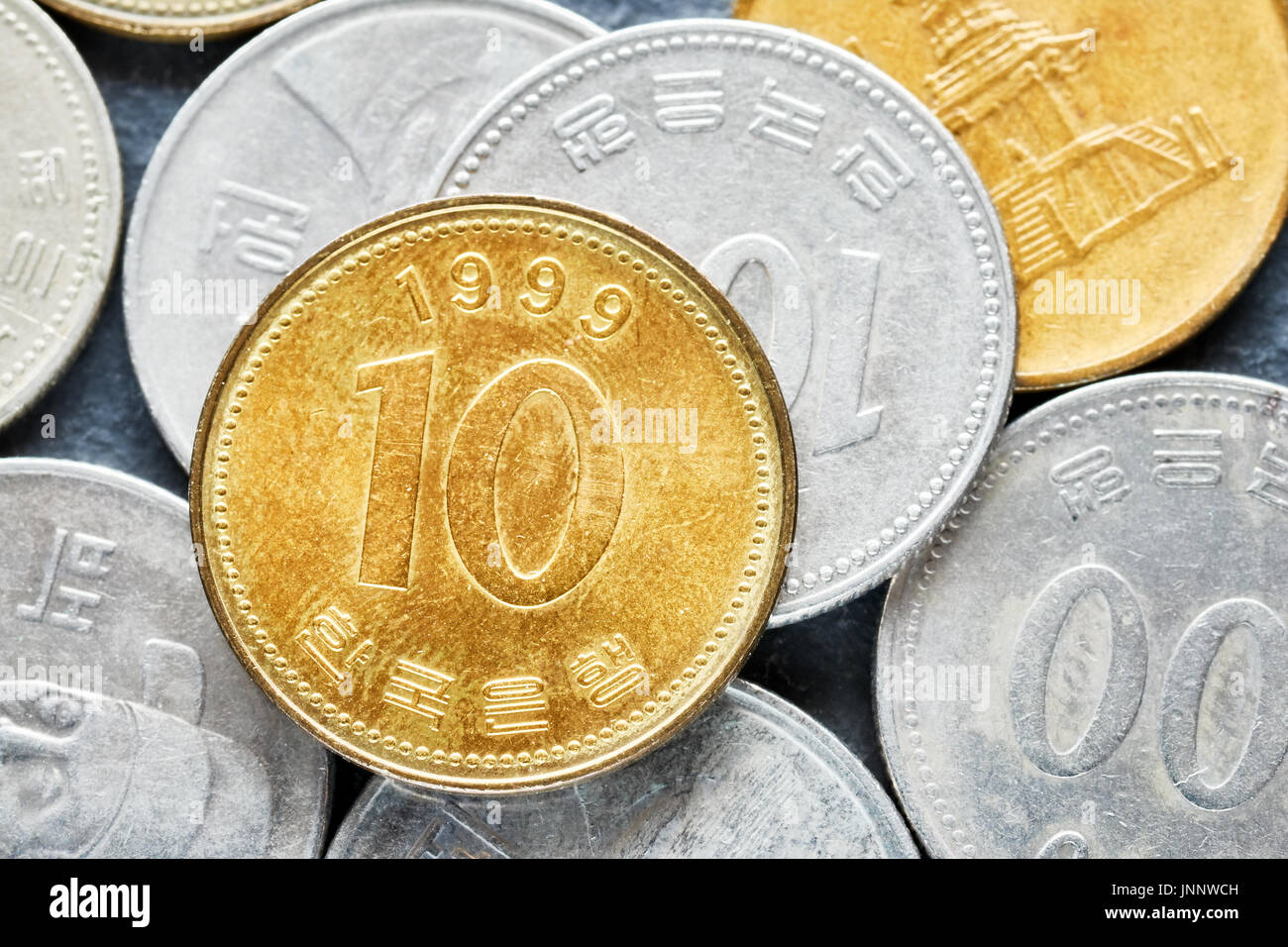 South korean won currency hi-res stock photography and images - Alamy