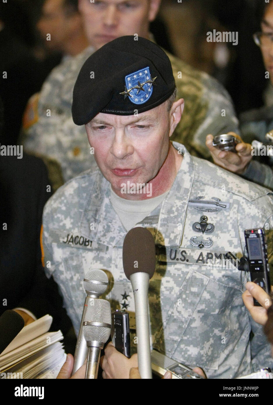 ZAMA, Japan - Lt. Gen. Charles Jacoby, commander of the U.S. Army's 1st ...