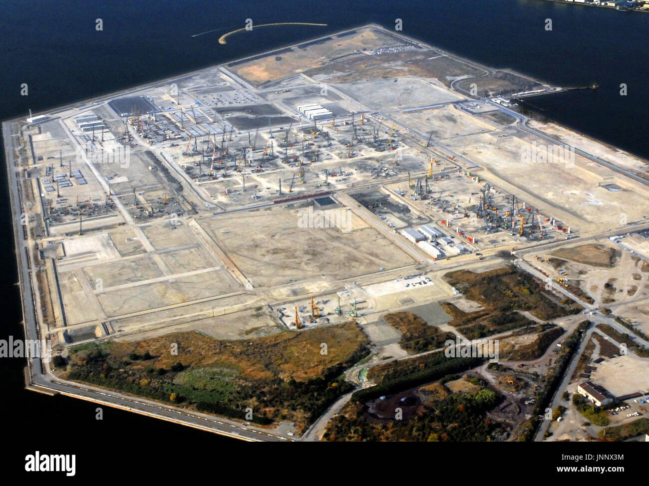 OSAKA, Japan - An aerial view of the world's largest LCD TV panel plant ...