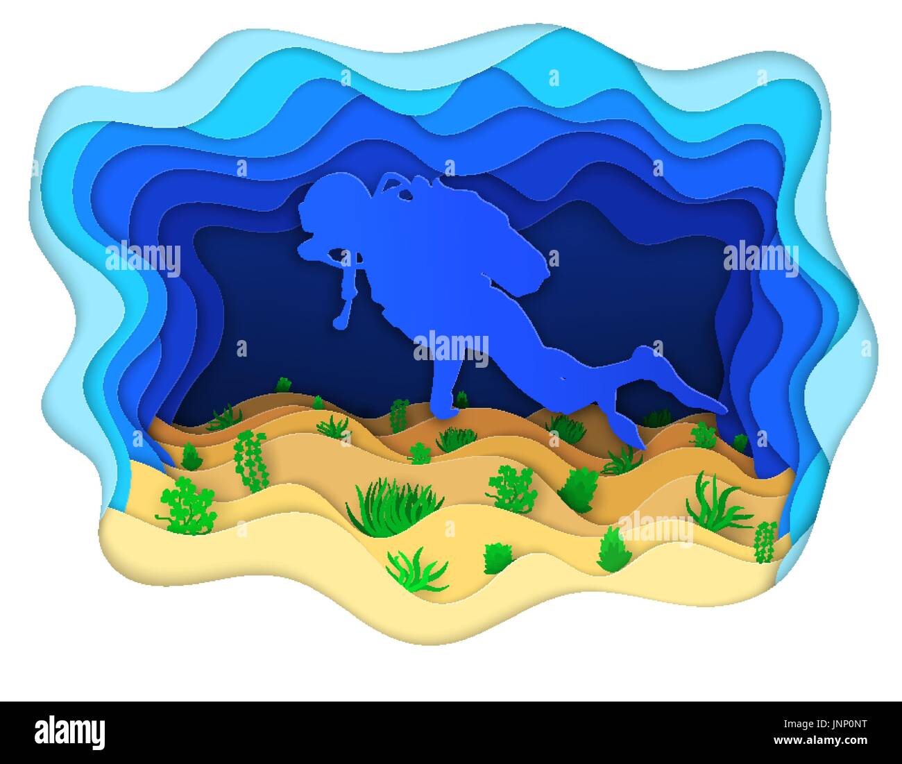 Scuba diver cut out hi-res stock photography and images - Alamy