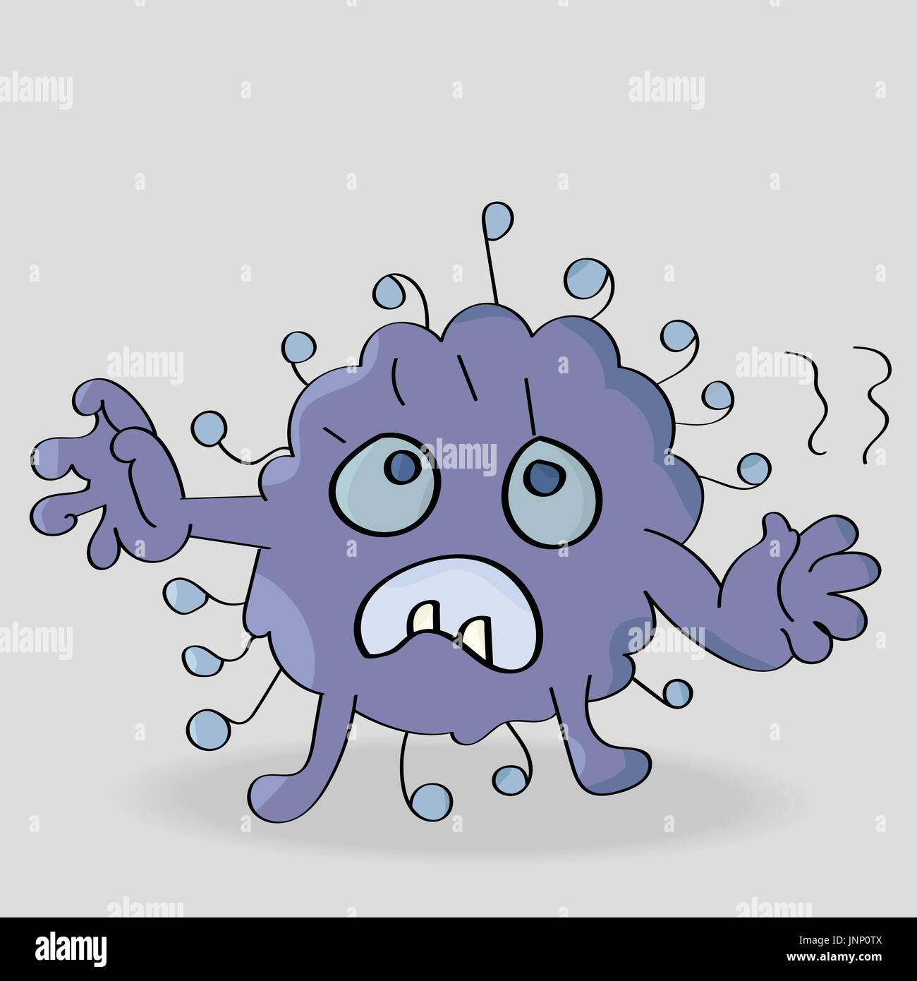 Violet monster Stock Vector Images - Alamy
