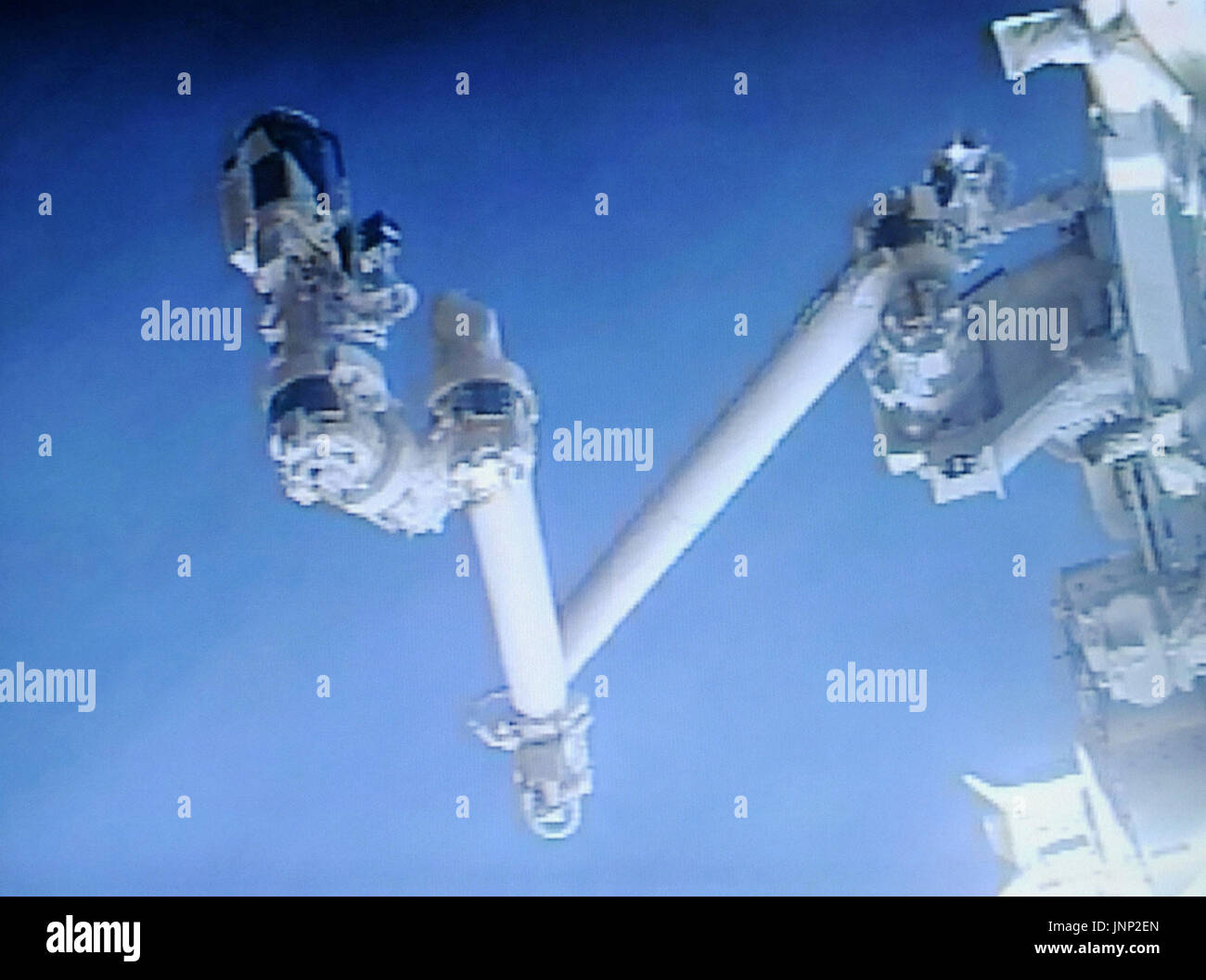 HOUSTON, United States - Tests are conducted on the robotic arm of ...
