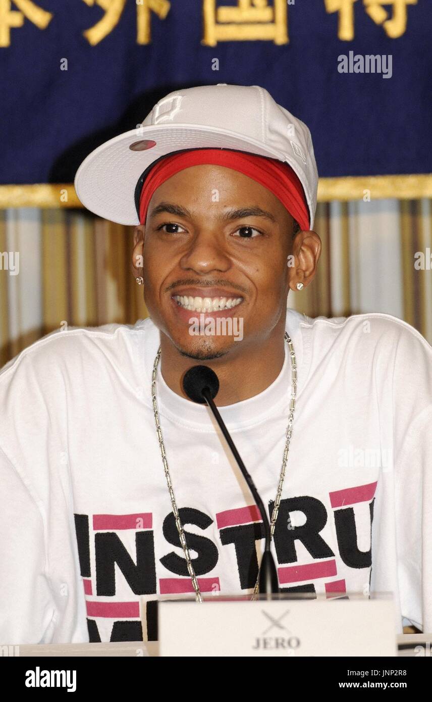 TOKYO, Japan - African-American ''enka'' ballad singer Jero speaks at ...