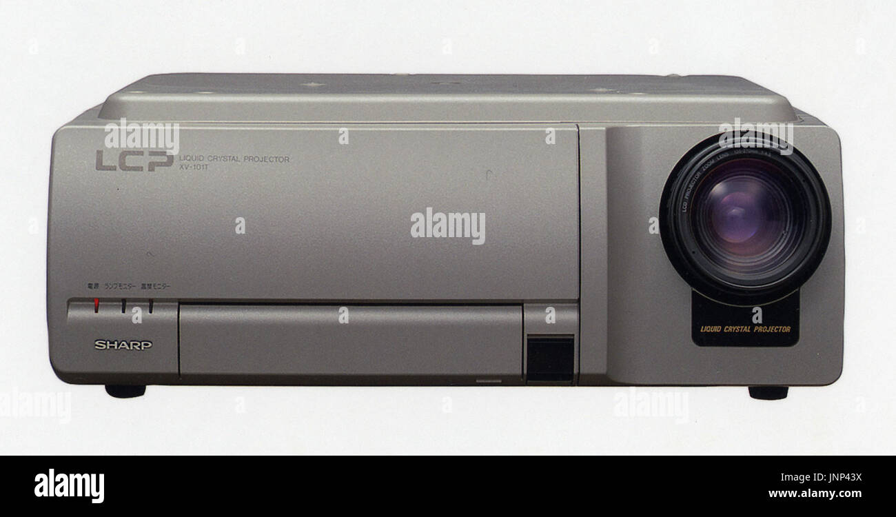 OSAKA, Japan - Photo shows Sharp Corp.'s XV-101T projector. The company ...