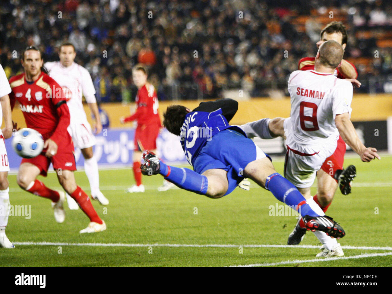 TOKYO, Japan - New Zealand's Waitakere United midfielder Paul Seaman (R ...