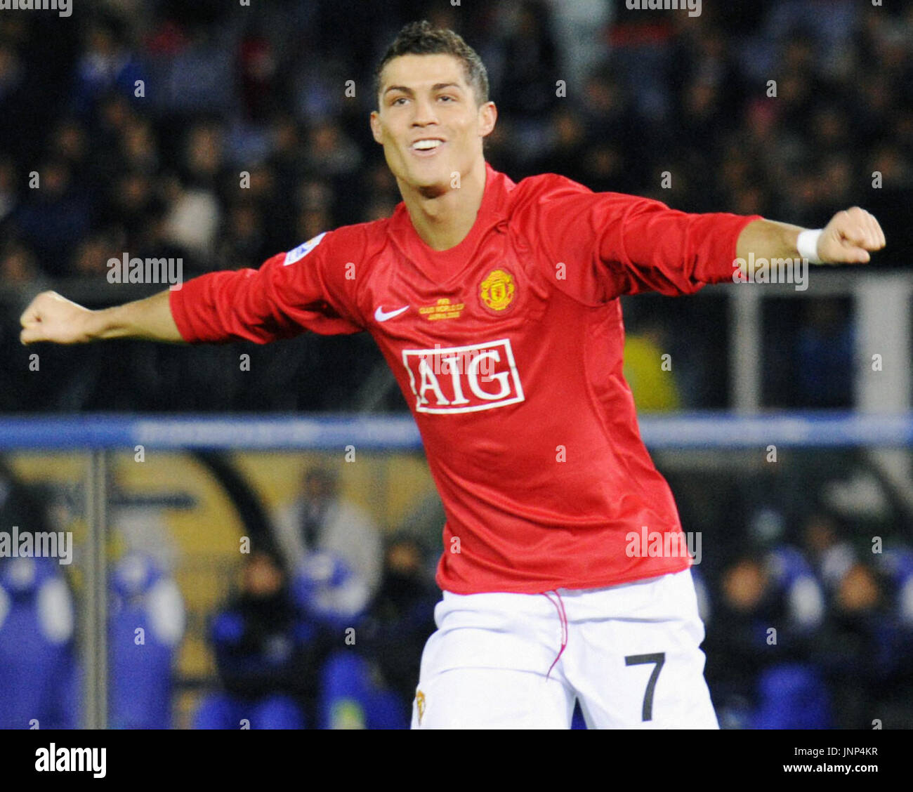 YOKOHAMA, Japan - Manchester United forward Cristiano Ronaldo ...